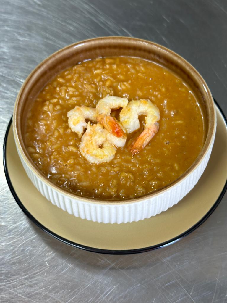 Arroz meloso con Langostinos - Cruz Roja