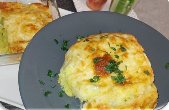 Patata con huevo al horno - Cruz Roja