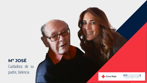 María José, cuidadora de su padre, Valencia - Cruz Roja
